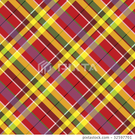 seamless pattern madras check fabric texture - Stock Illustration ...