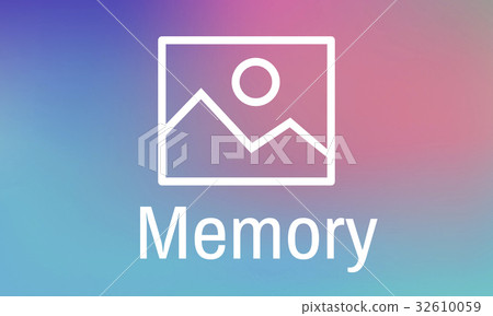 Memory Data Mind Remember Recalling - Stock Illustration [32610059] - PIXTA