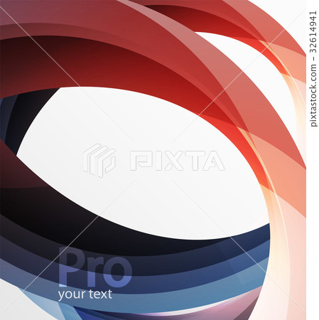 Futuristic hi-tech glass wave abstract background - Stock Illustration ...