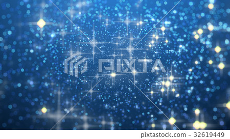 blue star bokeh blur background dust motion - Stock Illustration ...