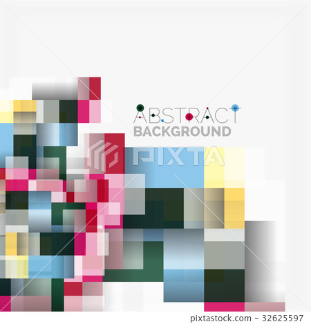 Abstract blocks template design background, simple - Stock Illustration ...