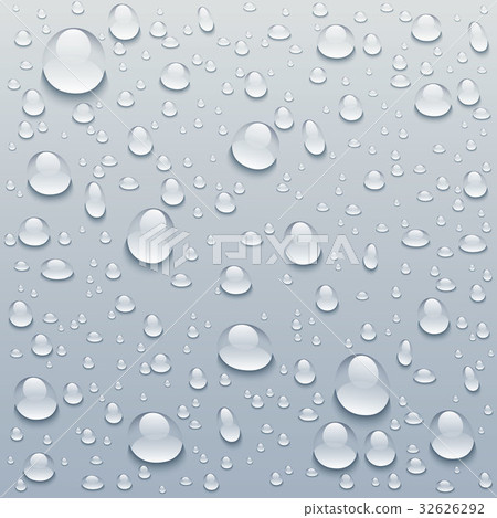 vector drop background grey water - Stock Illustration [32626292] - PIXTA