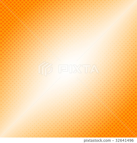 Orange dots vector gradient halftone pattern - Stock Illustration ...