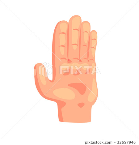 Stop Hand Cartoon