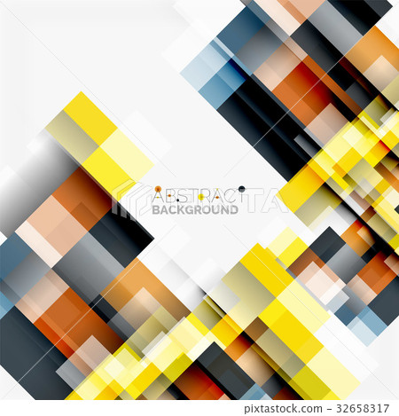 Abstract blocks template design background, simple - Stock Illustration ...