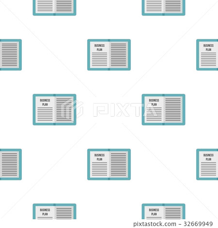 Business plan pattern flat - Stock Illustration [32669949] - PIXTA