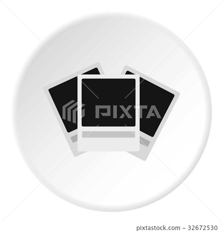 Photo icon circle - Stock Illustration [32672530] - PIXTA