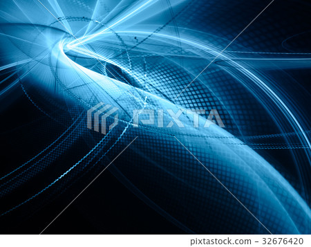 Computer graphics abstract background-插圖素材 [32676420] - PIXTA圖庫