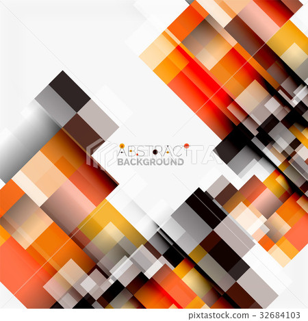Abstract blocks template design background, simple-插圖素材 [32684103 ...