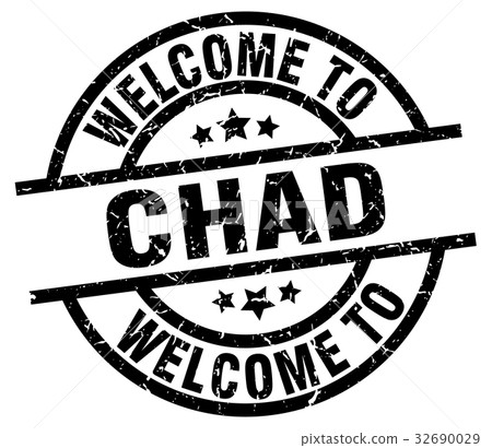 welcome to Chad black stamp - Stock Illustration [32690029] - PIXTA