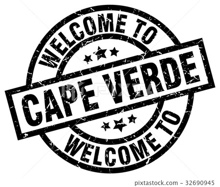 welcome to Cape Verde black stamp - Stock Illustration [32690945] - PIXTA