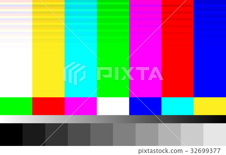 Background screen test pattern - Stock Illustration [32699377] - PIXTA