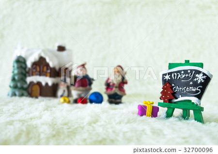 Christmas decoration Holiday with Santa Claus and - Stock Photo ...
