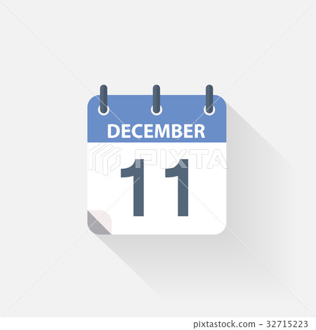 11 december calendar icon - Stock Illustration [32715223] - PIXTA