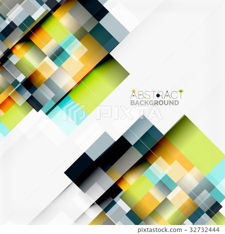 Abstract blocks template design background, simple - Stock Illustration ...