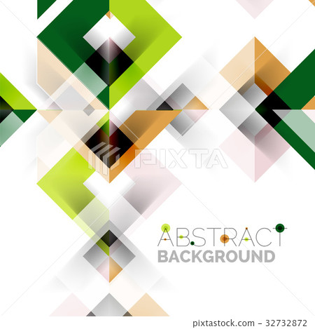 Modern square geometric pattern design on white - Stock Illustration ...