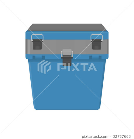 Vector illustration of tackle box - Stock Illustration [32757663] - PIXTA