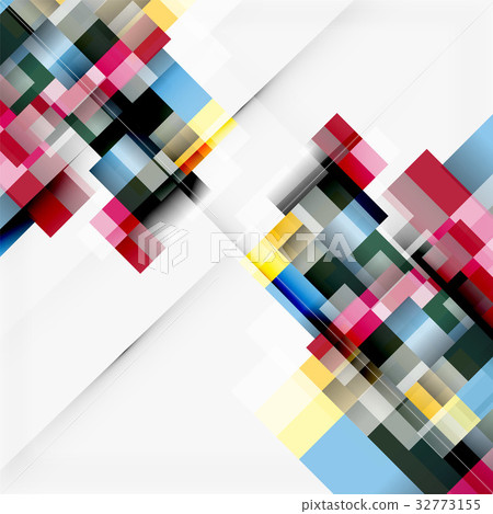 Abstract blocks template design background, simple - Stock Illustration ...