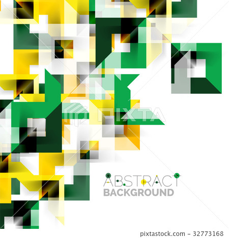 Modern square geometric pattern design on white - Stock Illustration ...