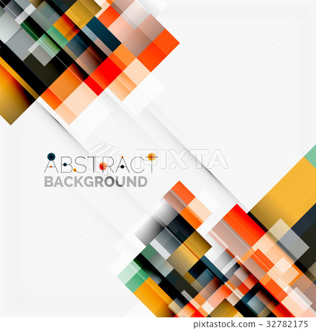 Abstract blocks template design background, simple - Stock Illustration ...