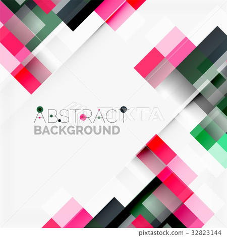 Abstract blocks template design background, simple - Stock Illustration ...