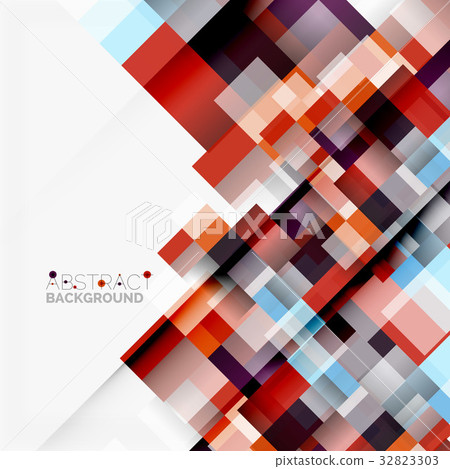 Abstract blocks template design background, simple - Stock Illustration ...