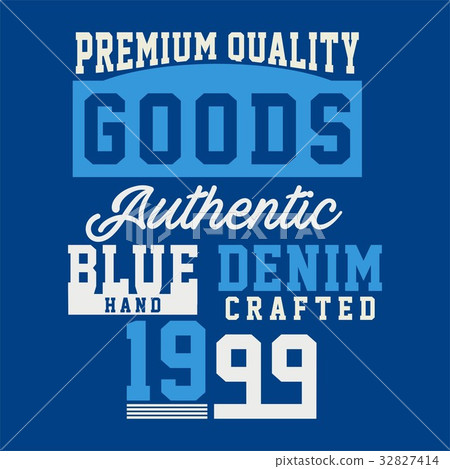 graphic PREMIUM QUALITY GOODS for shirt and print - Stock Illustration ...