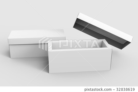 blank white paper boxes - Stock Illustration [32838619] - PIXTA