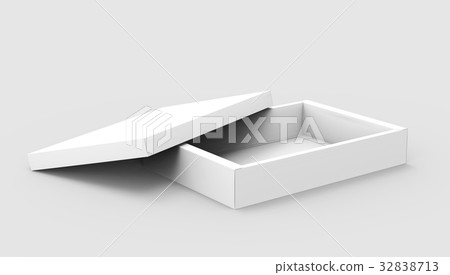 open flat blank box - Stock Illustration [32838713] - PIXTA