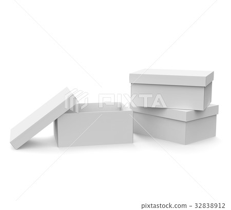 Blank paper box template - Stock Illustration [32838912] - PIXTA