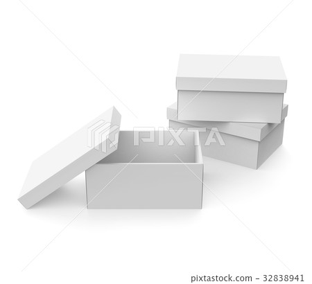Blank paper box template - Stock Illustration [32838941] - PIXTA