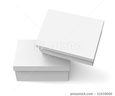 Blank paper box template - Stock Illustration [32839000] - PIXTA