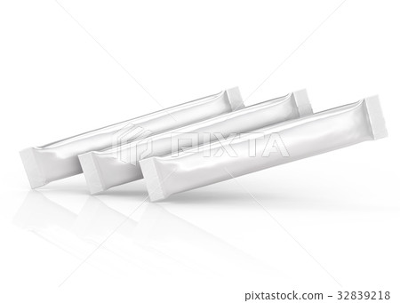 Blank stick pack mockup - Stock Illustration [32839218] - PIXTA