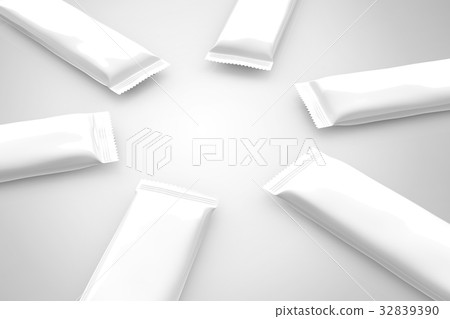 Blank food package mockup - Stock Illustration [32839390] - PIXTA