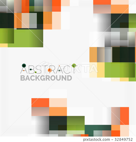 Abstract blocks template design background, simple - Stock Illustration ...