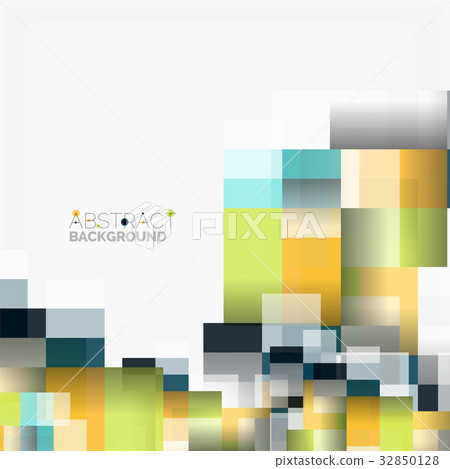 Abstract blocks template design background, simple - Stock Illustration ...