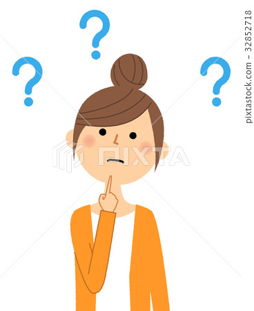 Young lady Mama question - Stock Illustration [32852718] - PIXTA