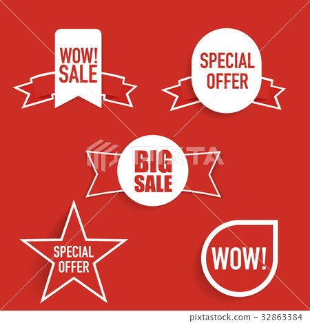 Collection of "Sale label price tag" . Vector... - Stock Illustration ...