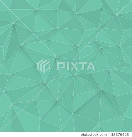 Green 3D triangle pattern, seamless vector. green - Stock Illustration ...