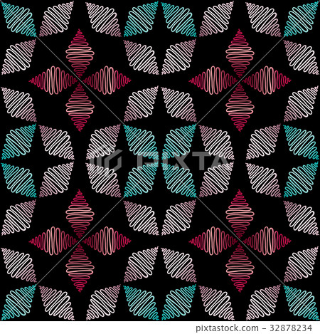 Abstract hand drawn ornament pattern. Vector - Stock Illustration ...