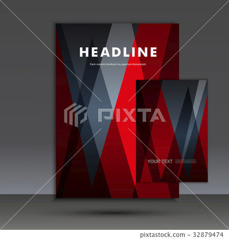 Templates geometric abstract design in A4. Modern - Stock Illustration ...