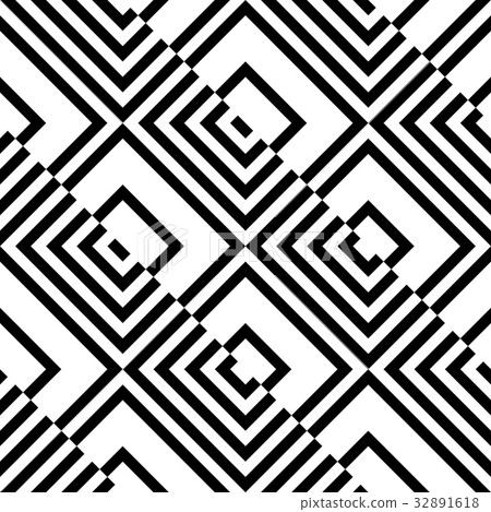 Seamless Square Pattern - Stock Illustration [32891618] - PIXTA