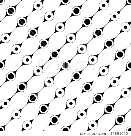 Seamless Diagonal Stripe and Circle Pattern-插圖素材 [32891620] - PIXTA圖庫