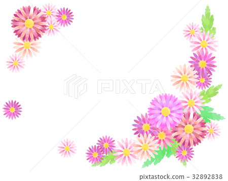 Aster Frame 02 - Stock Illustration [32892838] - PIXTA