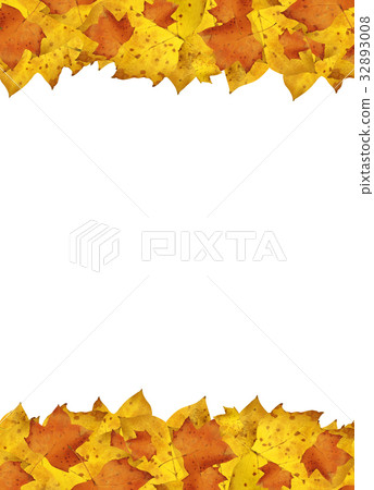 Fall leaf vertical - Stock Illustration [32893008] - PIXTA