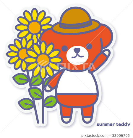 Seasons Teddy Summer - Stock Illustration [32906705] - PIXTA