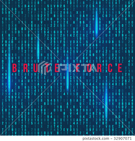 Green hexadecimal computer code. Abstract - Stock Illustration ...