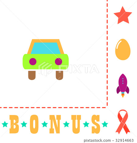 Car computer symbol - Stock Illustration [32914663] - PIXTA