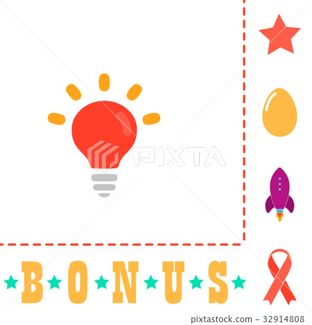 BULB computer symbol - Stock Illustration [32914808] - PIXTA