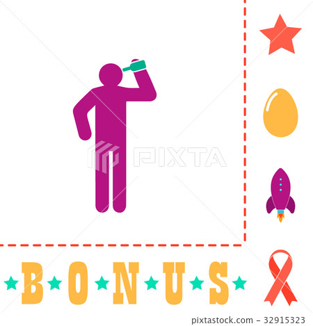 drunkard computer symbol-插圖素材 [32915323] - PIXTA圖庫